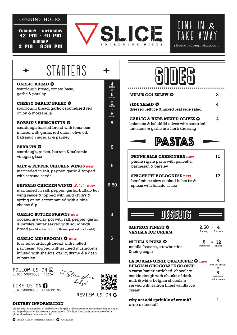 Sourdough Pizza Takeaway & Dine In Restaurant Epping | Sourdough Pizzas ...